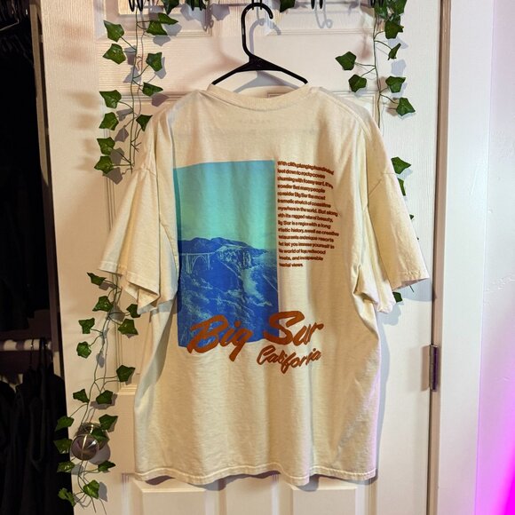 PacSun | Shirts | Pacsun Mens Creme Xl Graphic Big Cur California Tee ...